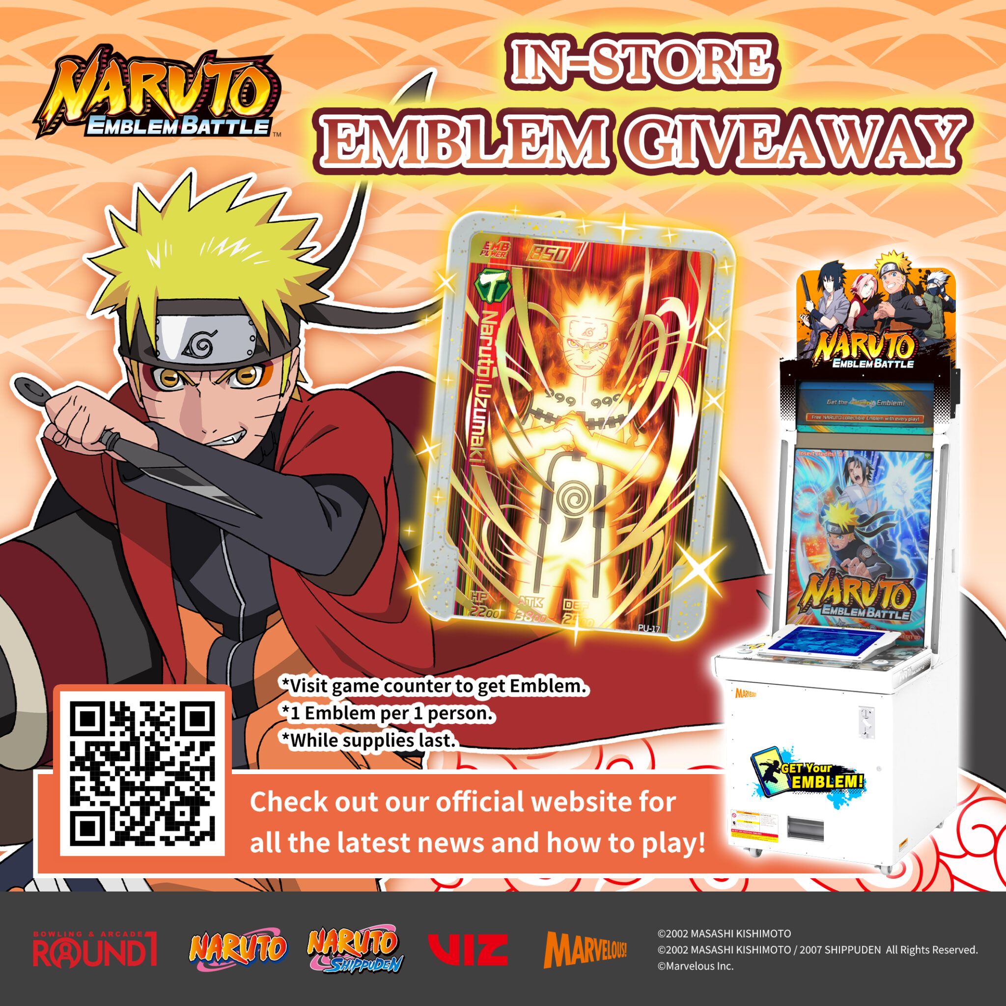 Don't Miss the December Round1 NARUTO Emblem Battle Giveaway - Naruto ...